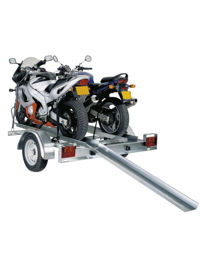 Rail de montée pour moto, sur remorque porte-moto - Accessoire Remorque