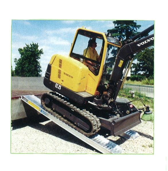 Rampes de chargement pour remorque, 2.5 mètres, 1750kg - Accessoire ...