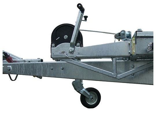 Kit treuil + support pour remorque LIDER 32750 / 34770 - Accessoire ...